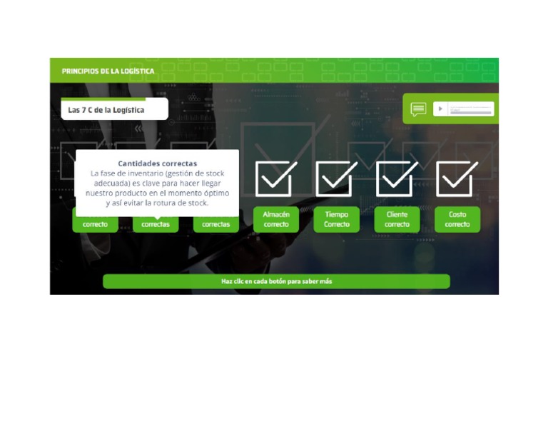 Las 7 C de La logistica-CANTIDADES CORRECTASdocx | PDF