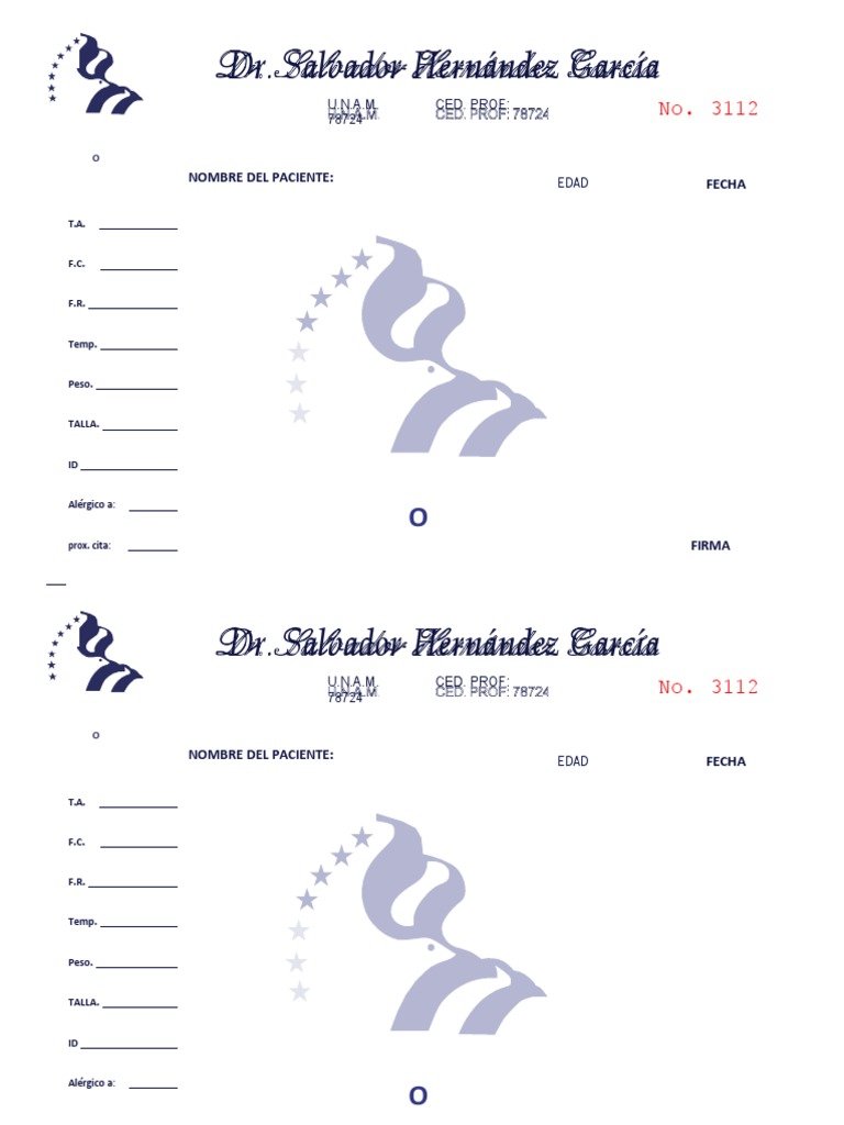 Receta Farmacia Similares | PDF