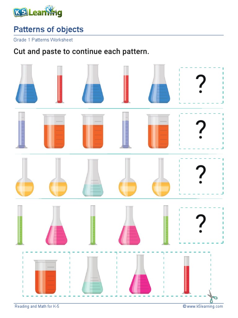 Grade 1 Patterns Objects F | PDF