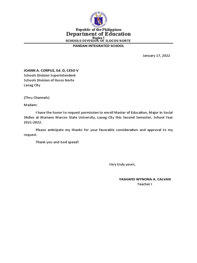 Permit To Study | PDF | Government