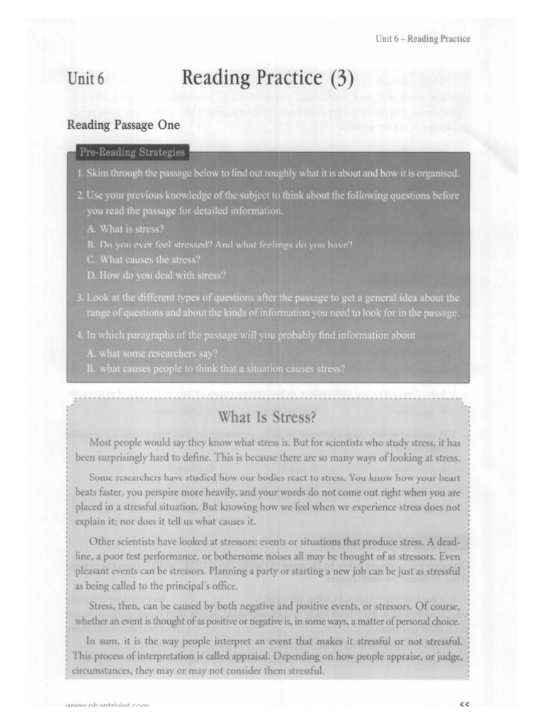 READING PRACTICE | PDF