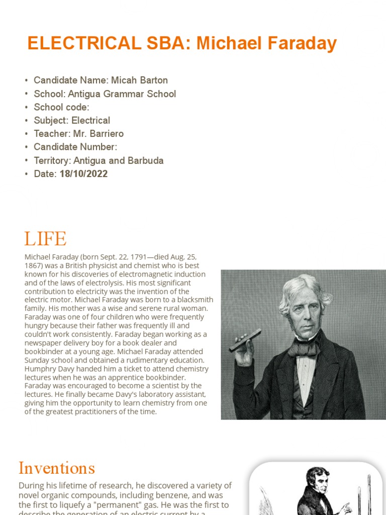 Electrical - SBA (Michael Faraday) | PDF | Electric Motor | Magnetic Field