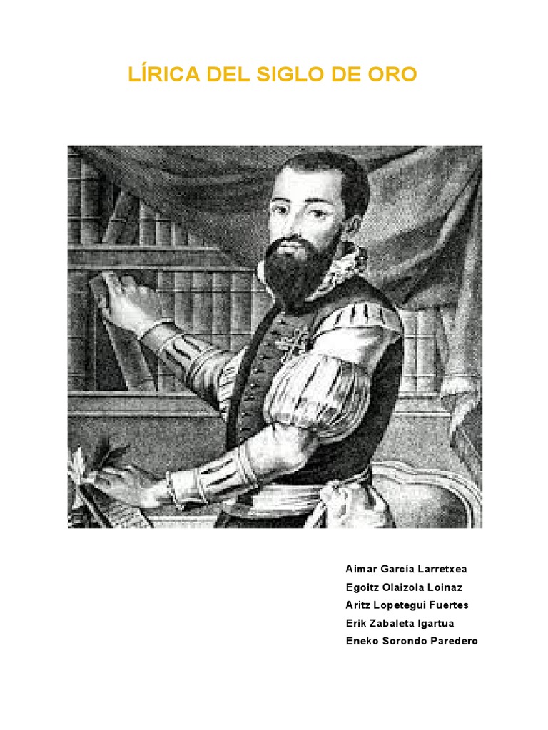 Lírica Del Siglo de Oro | PDF | Metro (poesía)