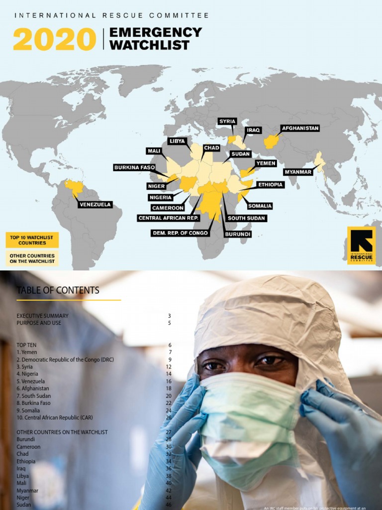 Irc Emergency Watch List 2020 C | PDF | Democratic Republic Of The ...