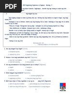 Grade 4 Filipino Phil-Iri Post Test | PDF