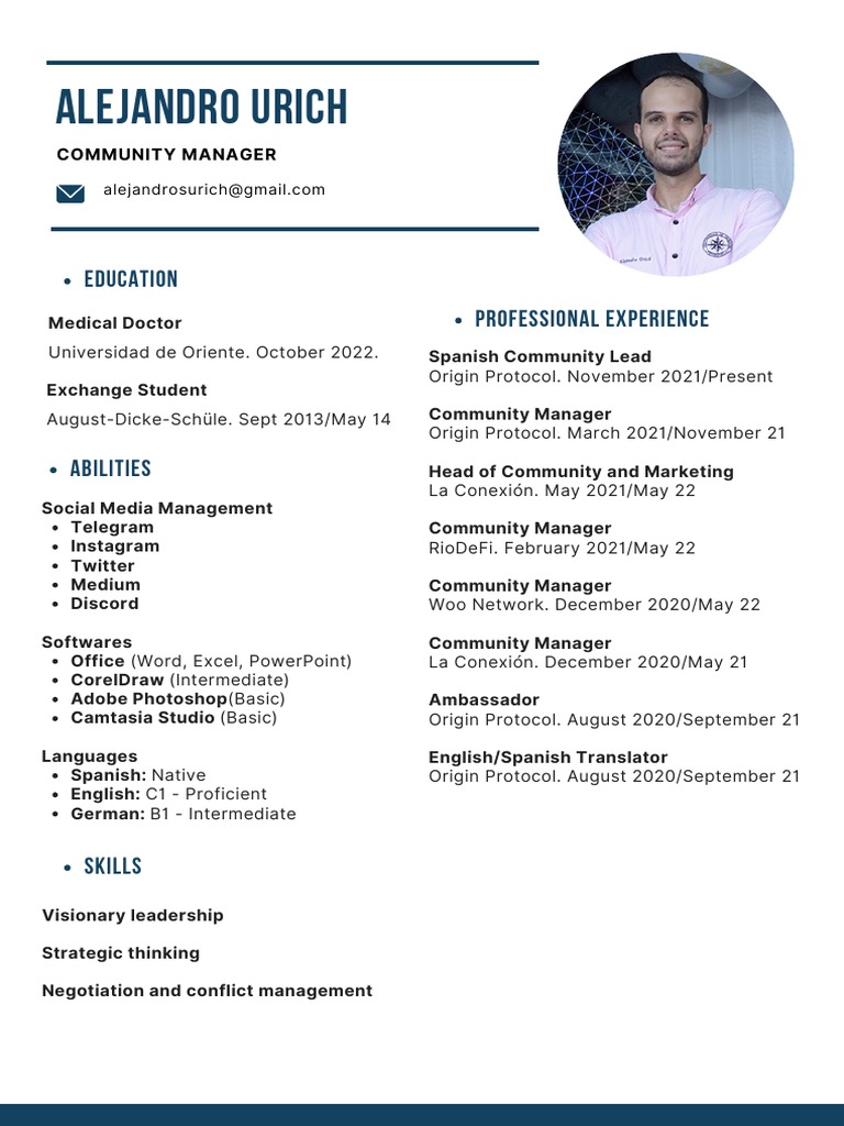 Alejandro Urich - CV | PDF | Art