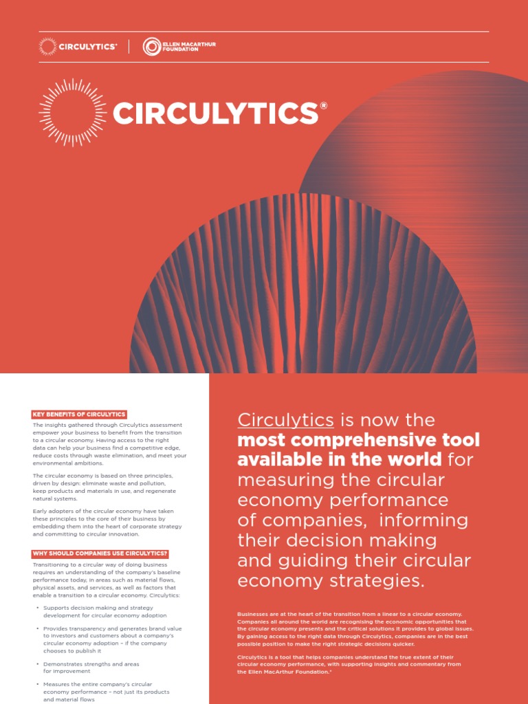 1) Circulytics - Brochure ENG | PDF | Economies | Business