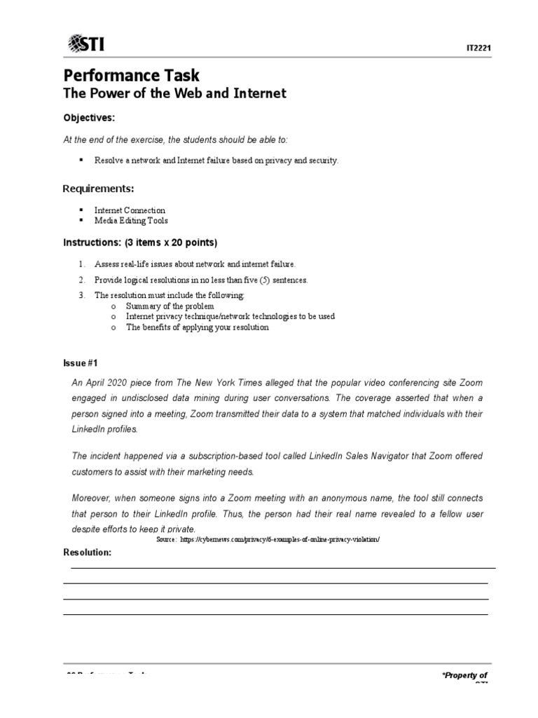 06 Performance Task 1 | PDF | Phishing | Internet