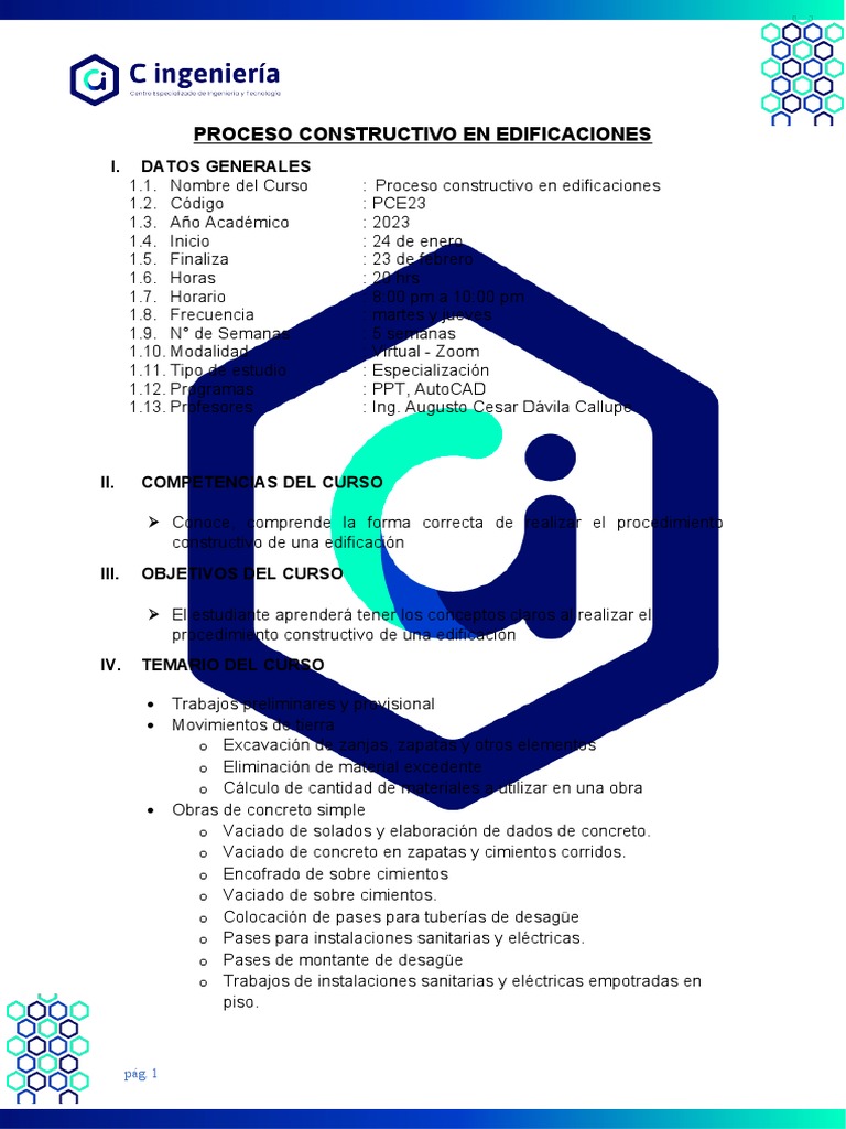 Proceso Constructivo en Edificaciones | PDF | Fundación (Ingeniería) | edificio