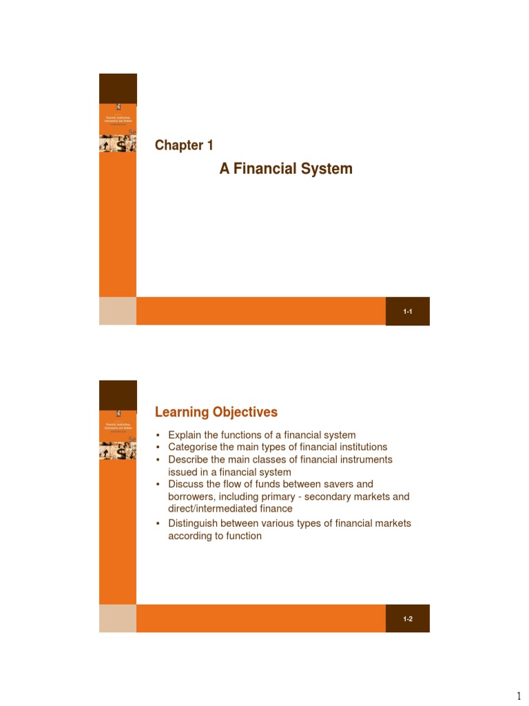 Understanding the Functions and Components of a Modern Financial System ...