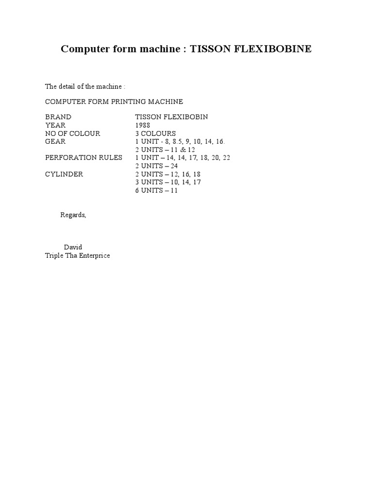 TISSON | PDF | Technology & Engineering