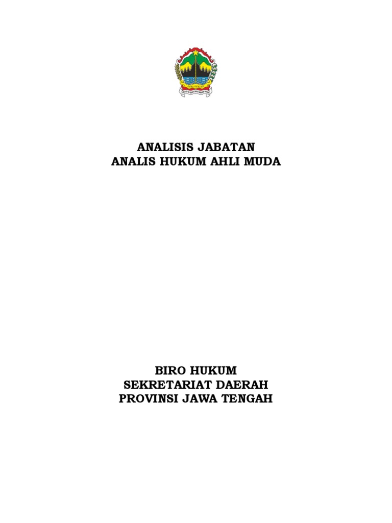 Analisis Jabatan Analis Hukum Ahli Muda | PDF