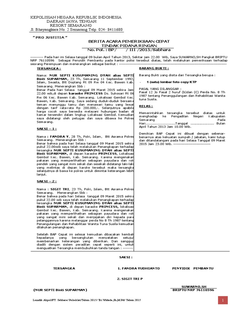 7 Blangko Tipiring Perda | PDF