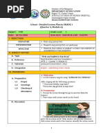 Detailed Lesson Plan Tagalog Template | PDF