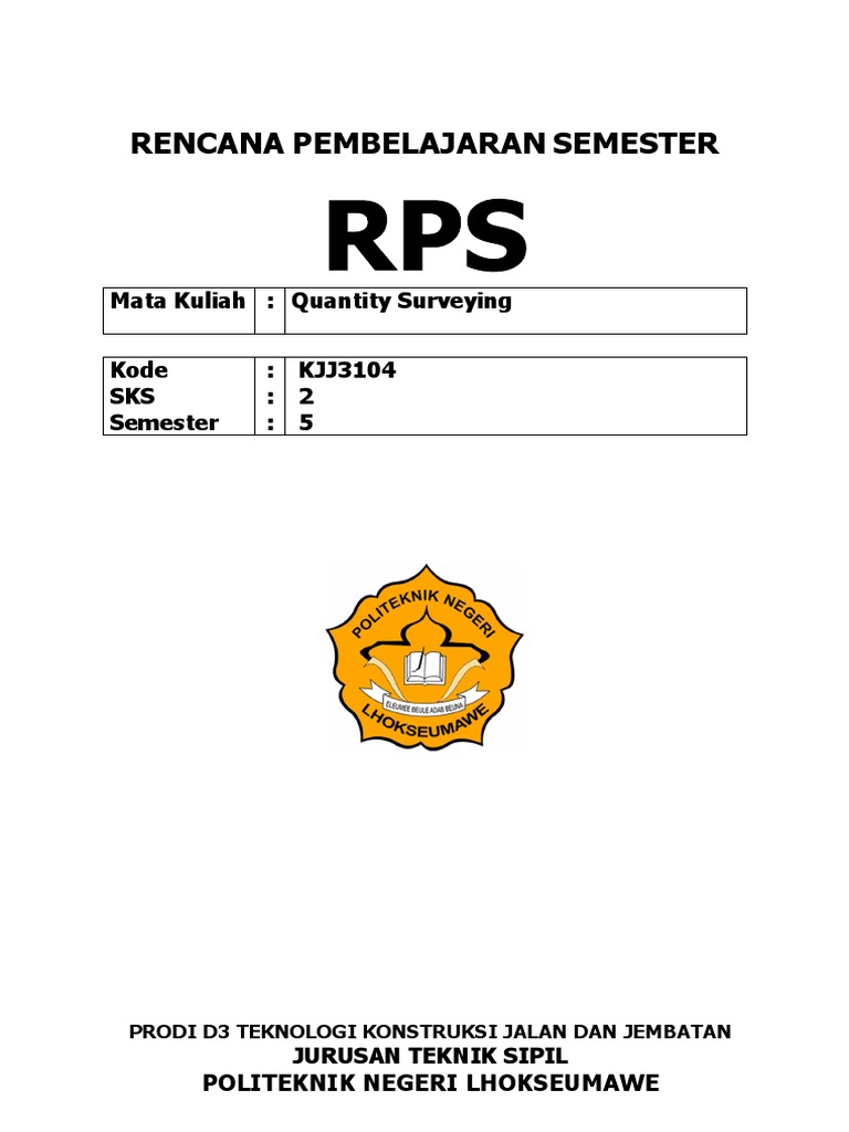RPS Quantity Surveying | PDF