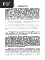 Araw NG Pagkilala 2017 Emcee Script | PDF