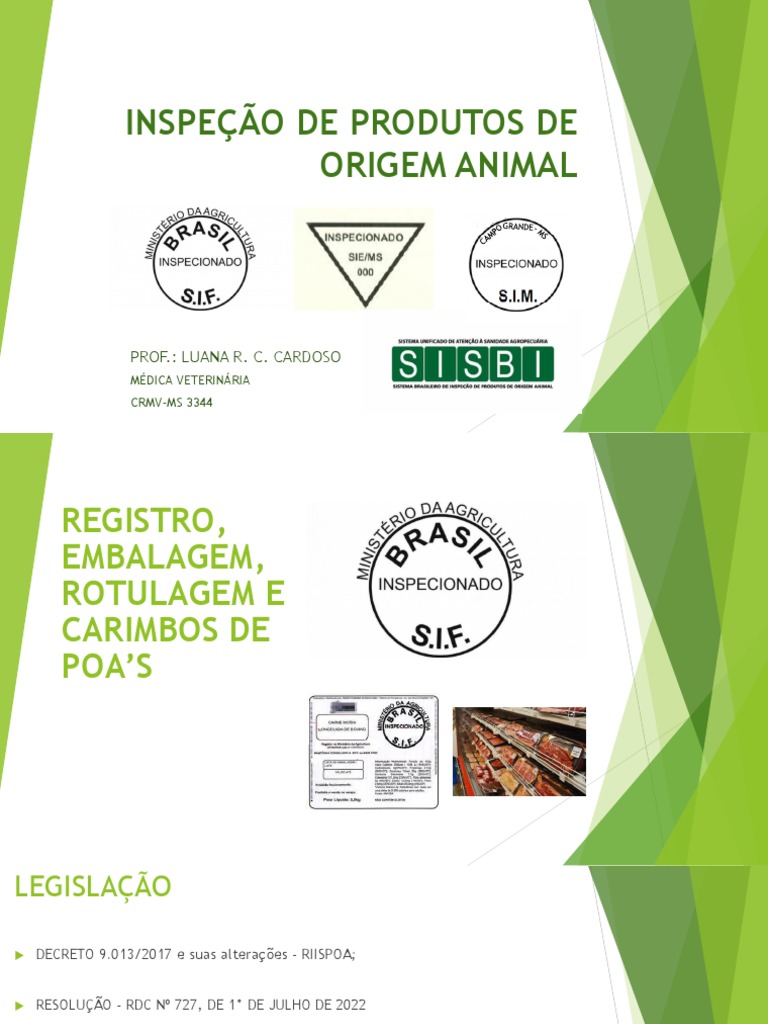 Ipoa Reg Emb Rot Carimbos Poa | PDF | Embalagem e rotulagem | Gado