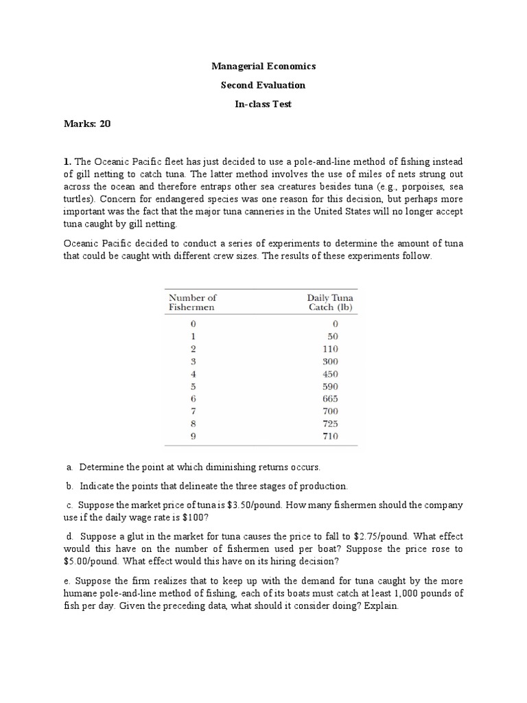 Numerical Questions | PDF | Marginal Cost | Profit (Economics)