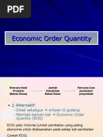Contoh Soal EOQ | PDF | Teknologi & Rekayasa