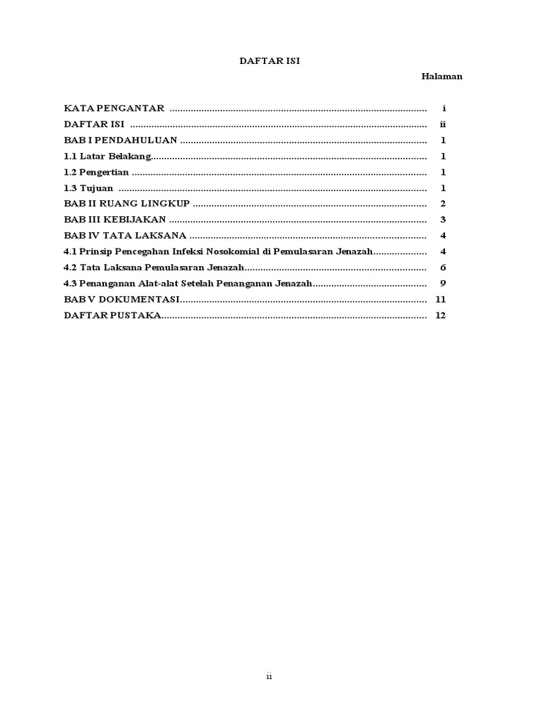 DAFTAR ISI Limbah | PDF