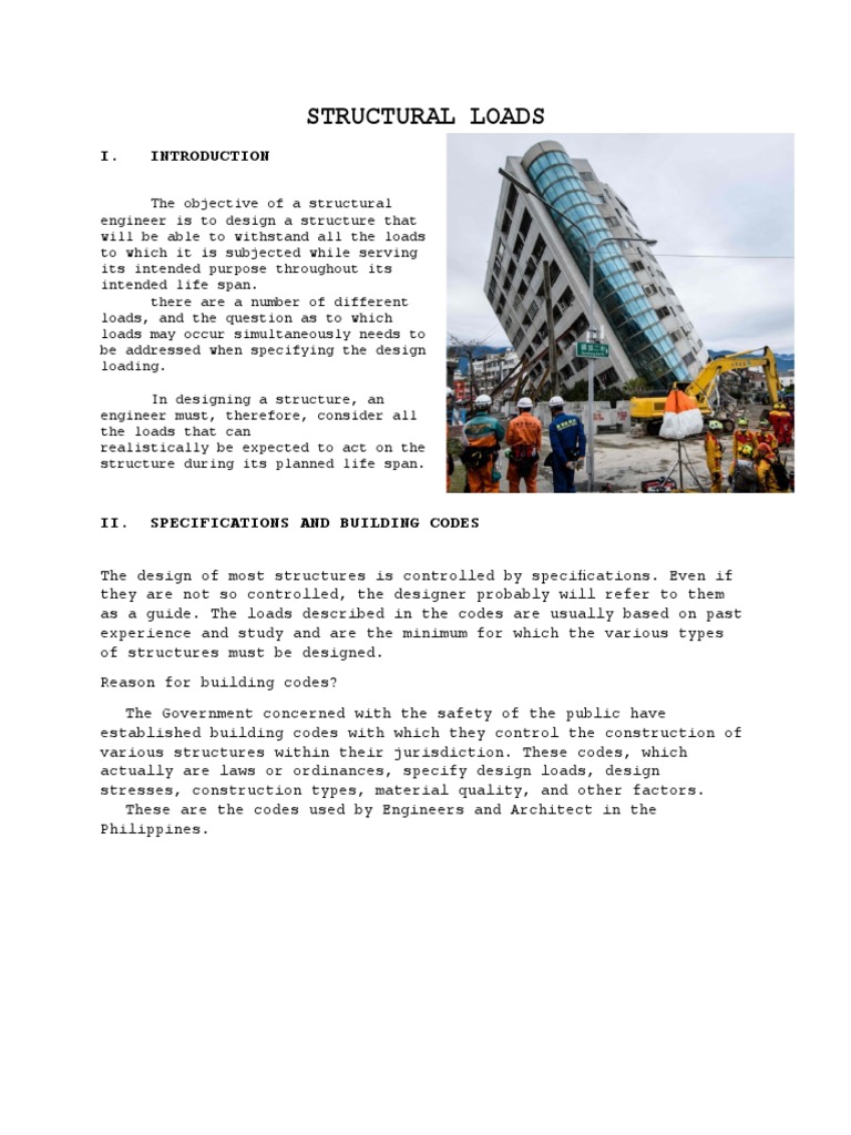 Structural Loads | Download Free PDF | Structural Load | Pressure