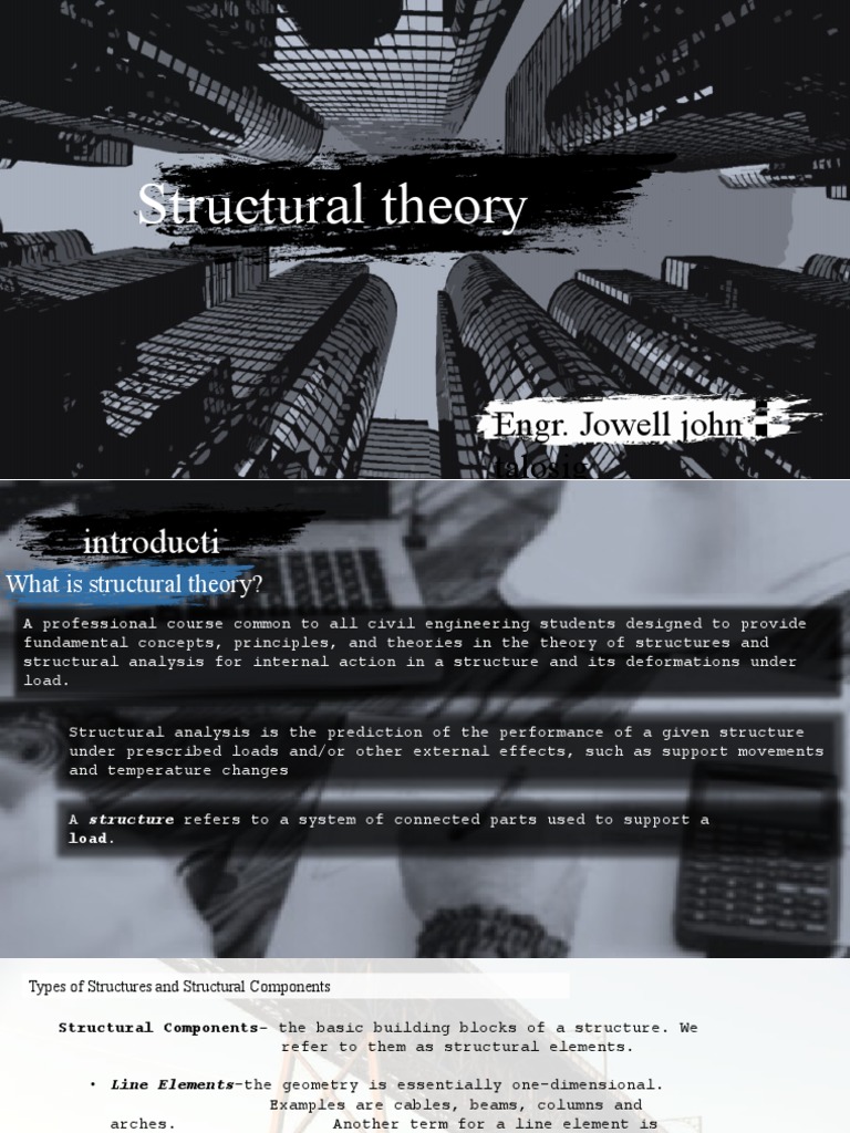 Structural Theory Ppt | PDF | Structural Analysis | Beam (Structure)