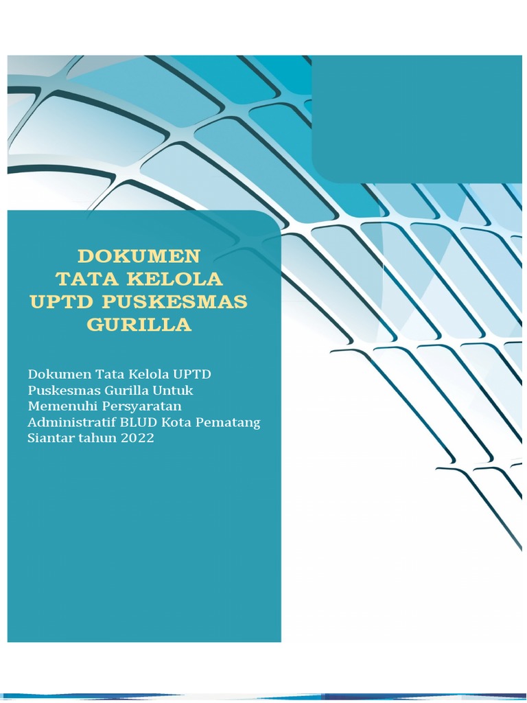 DOK TATA KELOLA BLUD PUSKESMAS GURILLA Kota Siantar 2022 | PDF