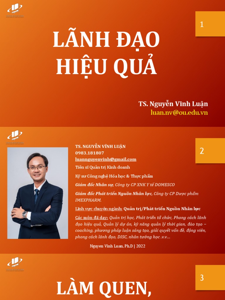 Chuong 1 - Tong Quan - DR Nguyen Vinh Luan - HV | PDF