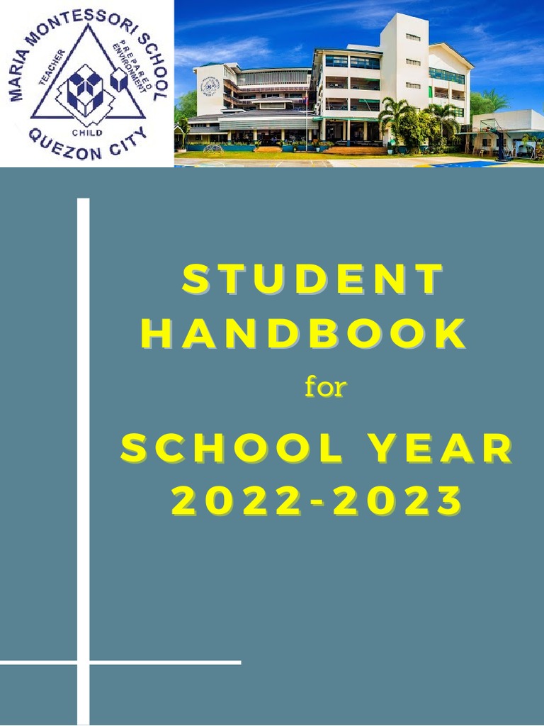 Montessori Student Handbook | PDF | Schools | Montessori Education