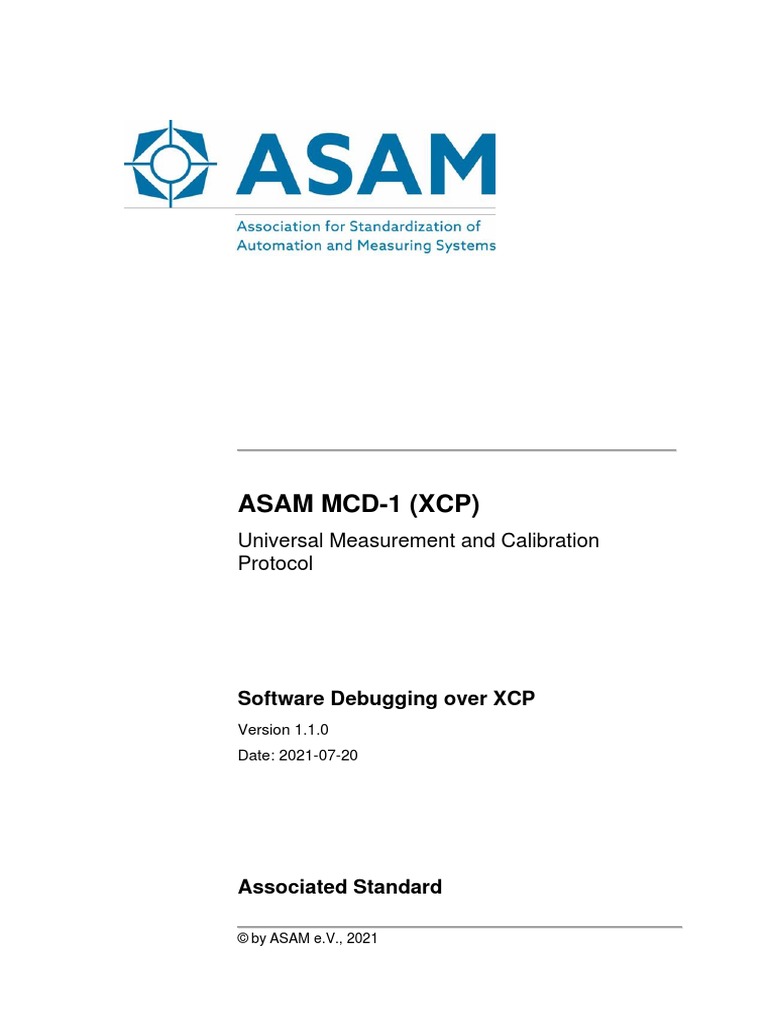 Asam Ae MCD 1 XCP SW DBG Over XCP As v1 1 0 | PDF | Debugging | Office Equipment