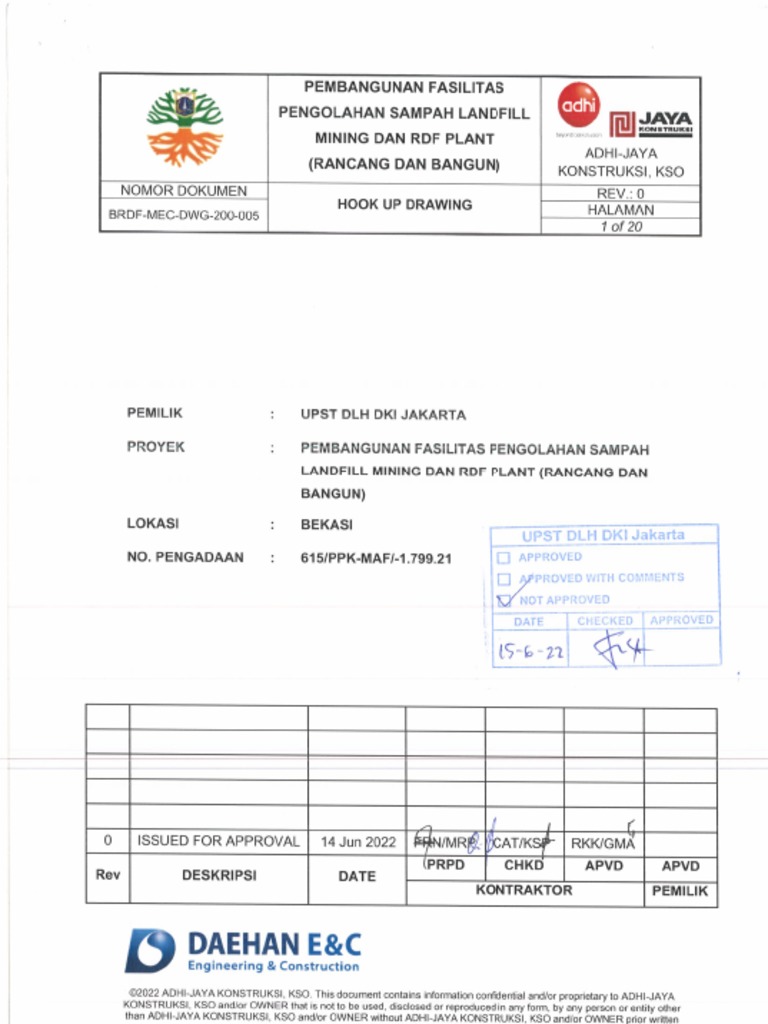 BRDF-MEC-DWG-200-005 Hook Up Drawing Rev.0 (Status C) | PDF