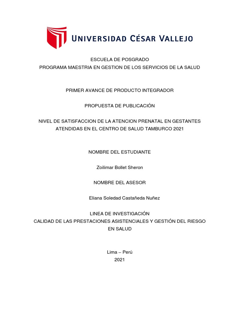 Tesis Semana 1 ZBS | PDF | Muerte materna | Hospital