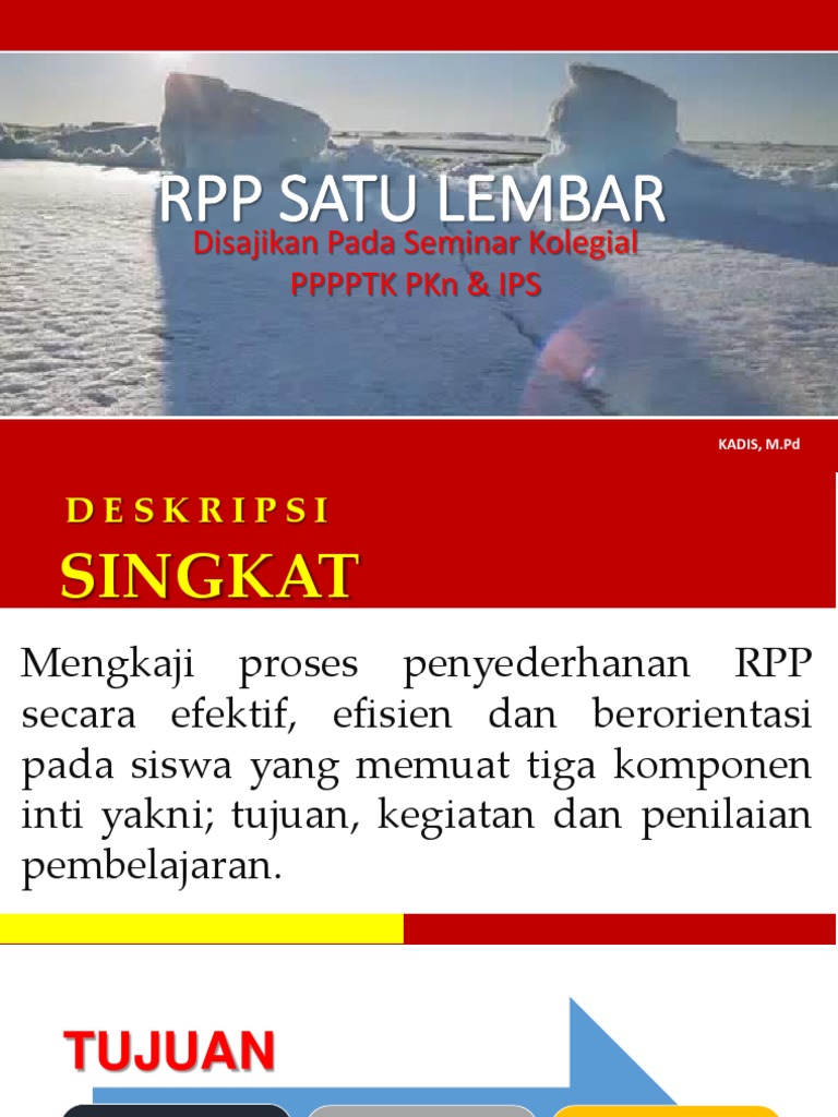 PPT-RPP 1 Halaman | PDF | Seni | Sains & Matematika
