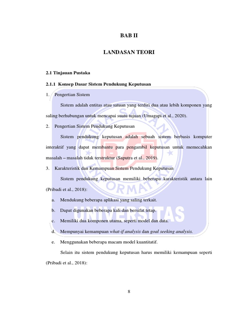 File 10 BAB II Landasan Teori | PDF | Karier & Perkembangan