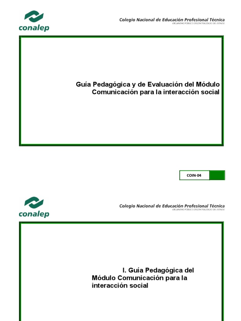 Comunicaci N para La Interaccion Social 04-G | PDF | Aprendizaje | Evaluación