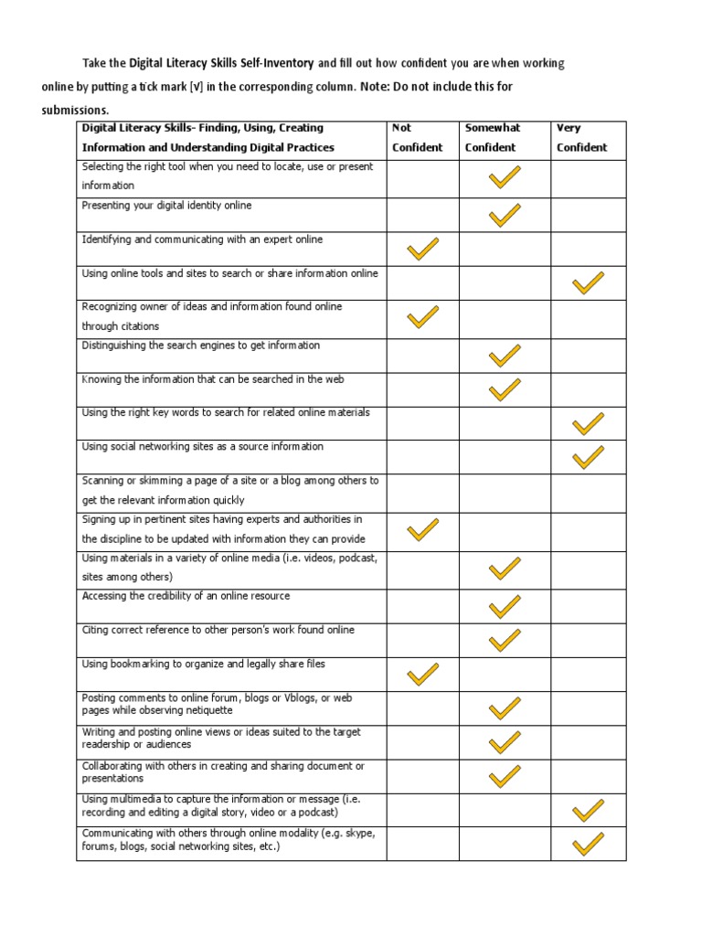 Digital Literacy Skills | PDF | Computers