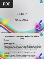 Bagian-Bagian RESEP | PDF