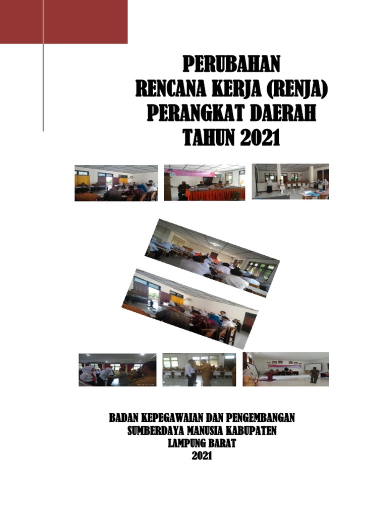 Renja Perubahan BKPSDM 2021 | PDF