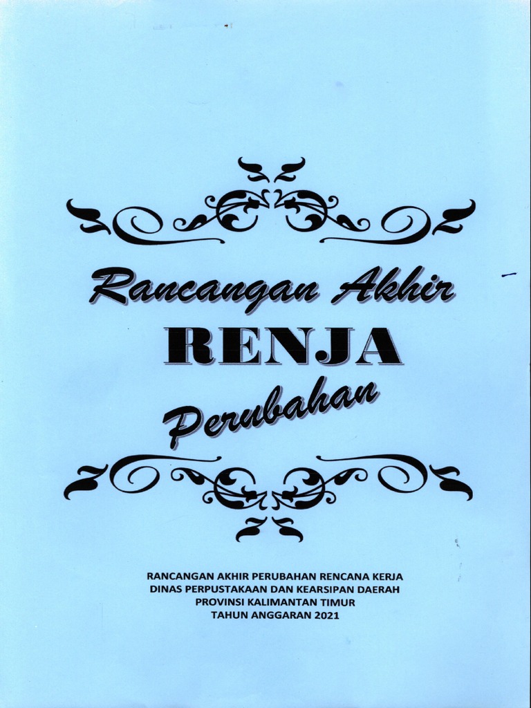 Renja Perubahan 2021 | PDF | Bisnis
