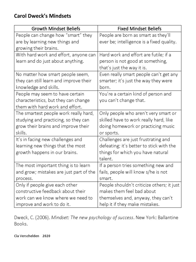 Mindset | PDF | Self-Improvement | Wellness