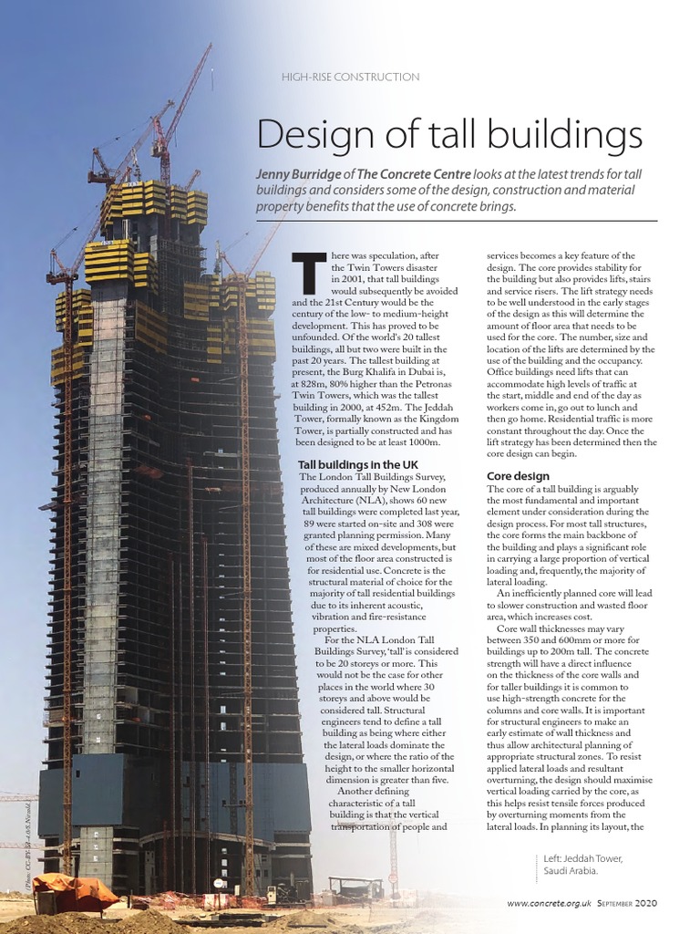 09 - Concrete Magazine - Design of Tall Buildings (JB) | PDF | Concrete ...
