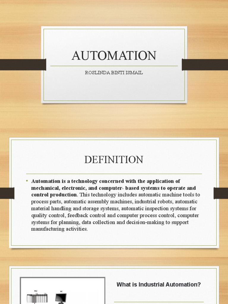 Chapter1 (Basic Automation) | PDF | Automation | Machines