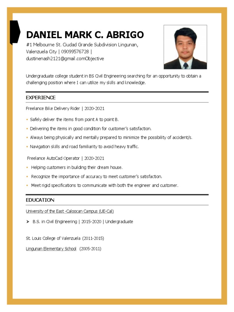 Danielresume | PDF | Technology & Engineering