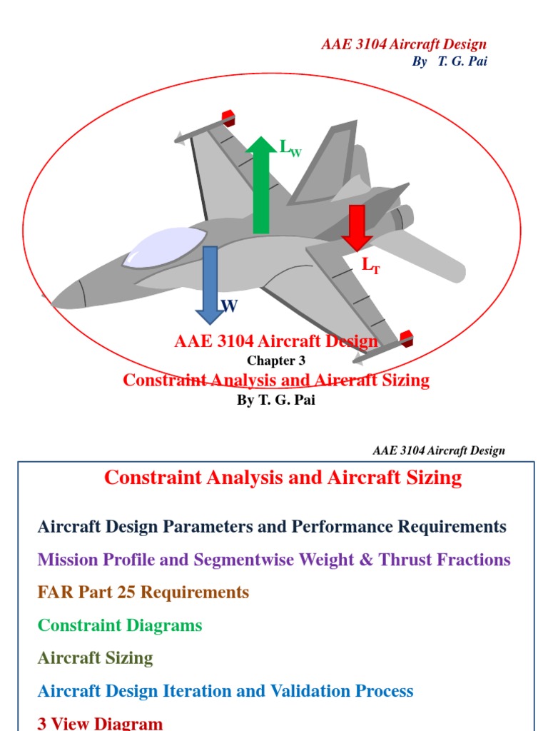 AAE 3104 CH 3 Constraint Analysis and Aircraft Sizing | PDF | Aircraft | Aerospace Engineering