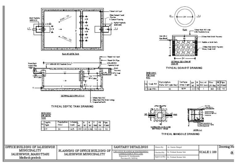 Septic Tank & sokpit-ST & SP | PDF