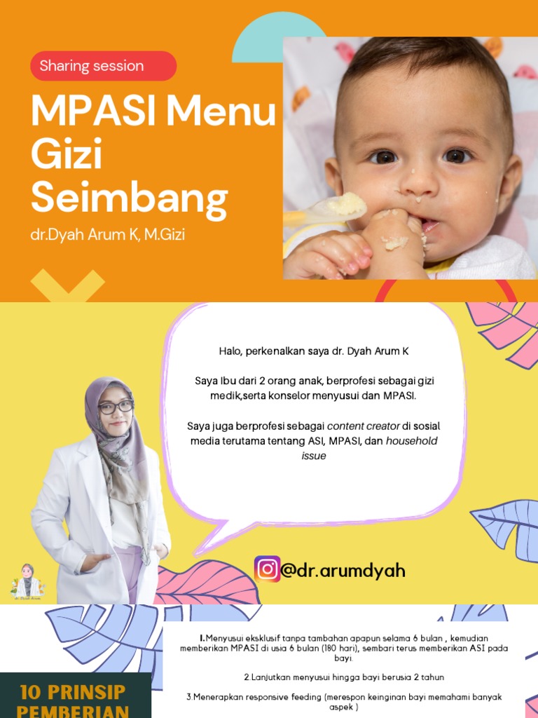 Mpasi Menu Gizi Seimbang | PDF