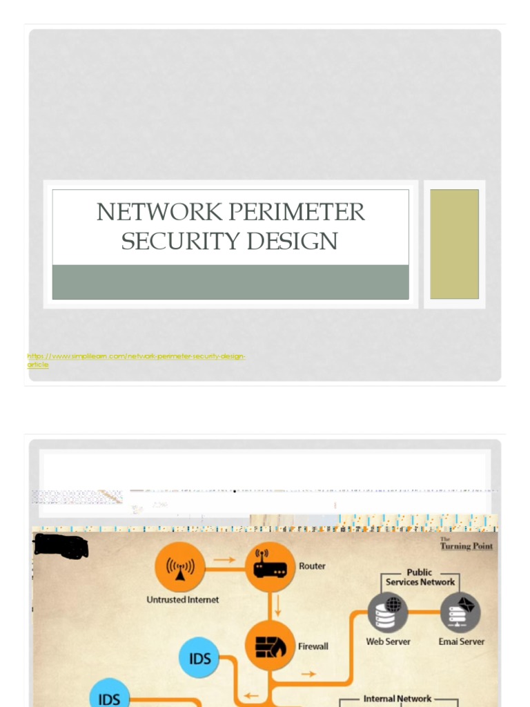 9 - 13 - 22 - (3) - Network Perimeter Security Design | PDF | Computer ...