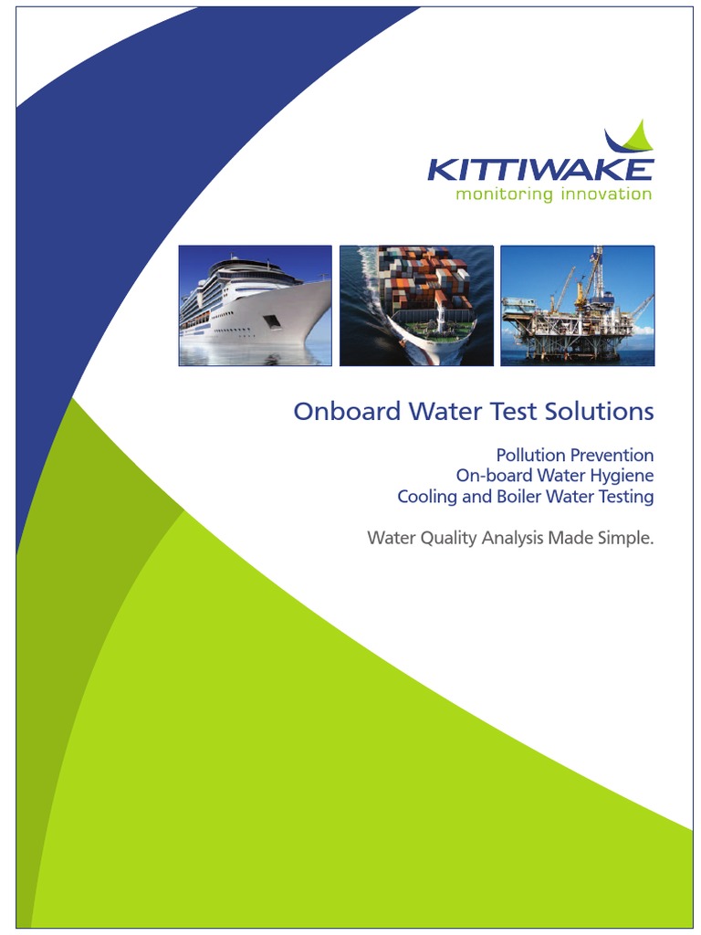 Onboard Water Test Solutions MA-K28450-KW | PDF | Sewage | Water