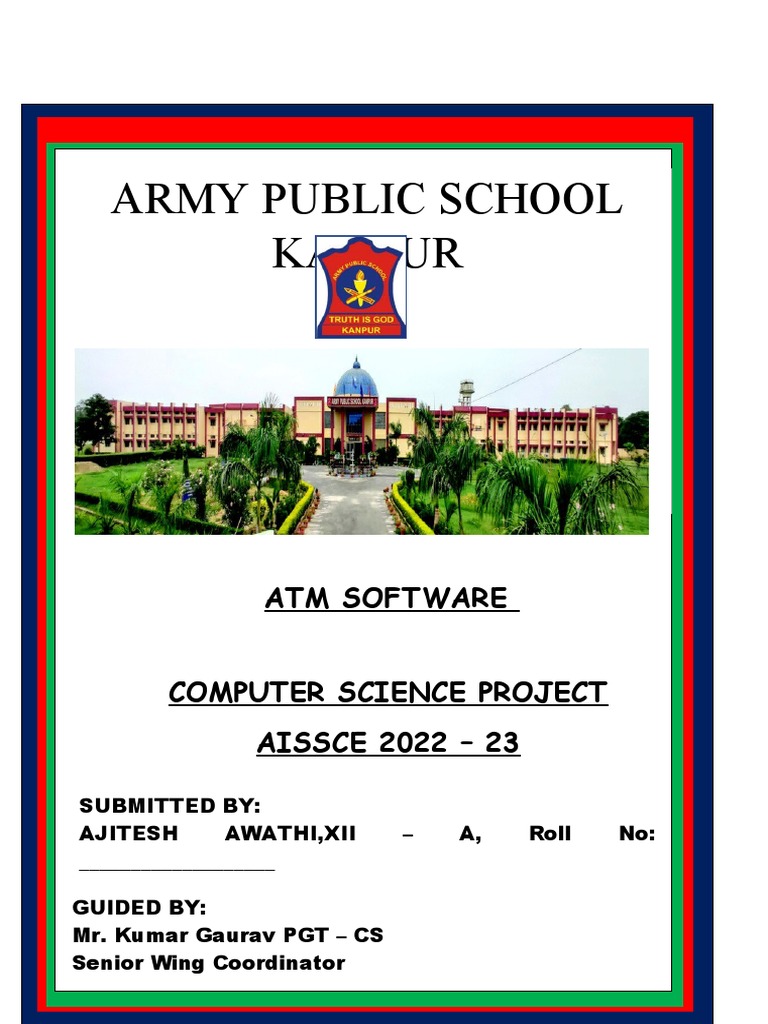 Atm Machine | PDF | Software Testing | Project Management