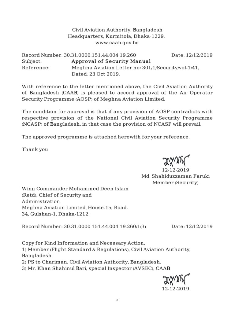 Approval Letter | PDF